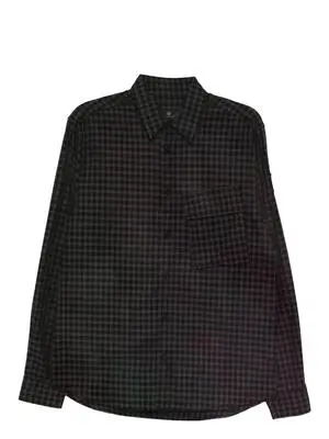 Belstaff Scale Checked Shirt - Black