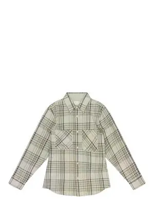 Aimé Leon Dore Plaid-pattern Cotton Shirt - Grey