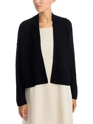 Eileen Fisher Open Front Cardigan Sweater - Black