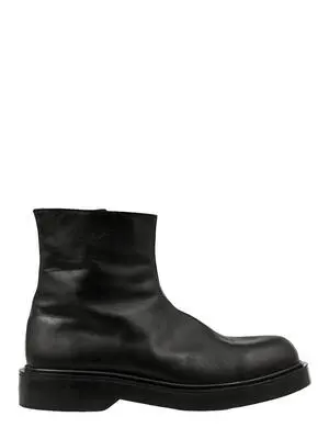 Sandro Leather Ankle Boots - Black