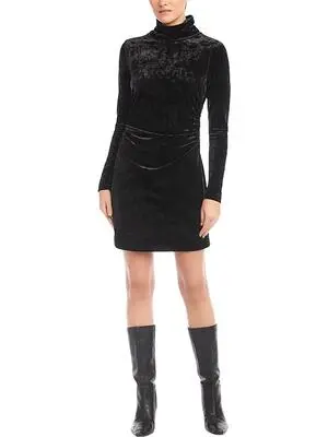 Fifteen Twenty Beatrice Velvet Mini Dress - Black