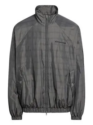 Balenciaga Nylon Zip-up Jacket - Grey
