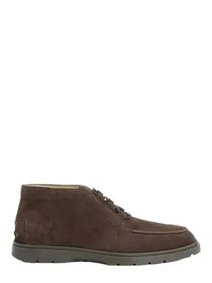 TOD'S Suede Ankle Boots - Brown
