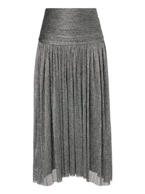Isabel Marant Étoile Emiria Embellished Maxi Skirt - Silver