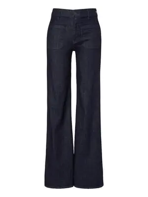 NILI LOTAN Florence Wide-leg Jeans - Blue