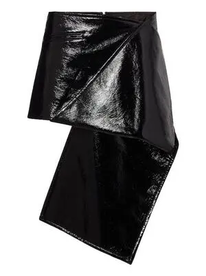 COURREGES Asymmetric Miniskirt - Black