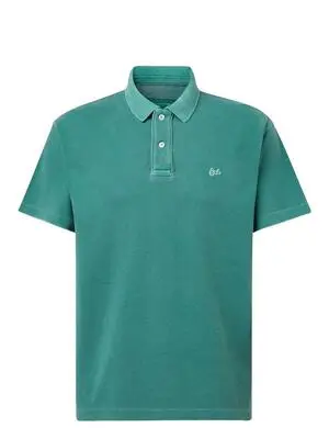 ERL Logo Cotton Polo Shirt - Green