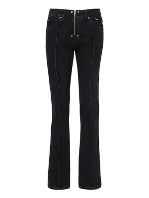 Isabel Marant Silviana Mid-rise Slim Jeans - Black