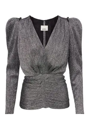 Isabel Marant Étoile Marlin Embellished Top - Silver