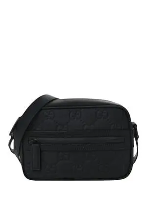 GUCCI Rubber Effect Monogram Crossbody