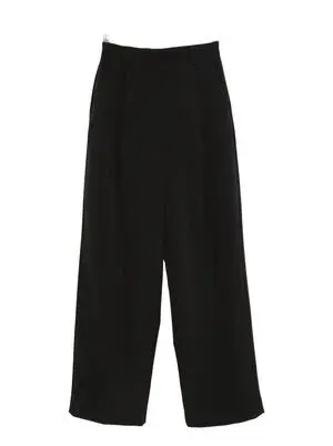 THE LATEST Axel Straight-leg Trousers - Black