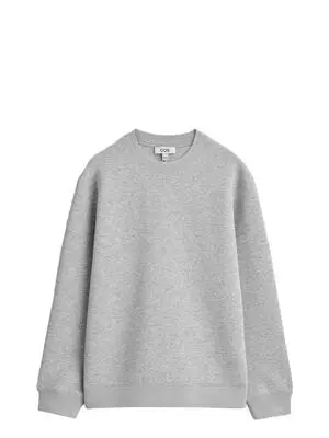 Cos Relaxed Fit Scuba Sweatshirt - Gray