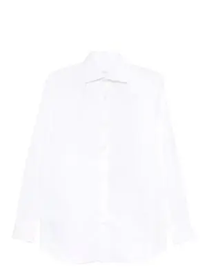 Brioni Long-sleeve Button-up Shirt - White