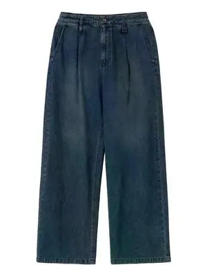 WOOYOUNGMI Pleated Baggy Jeans - Blue