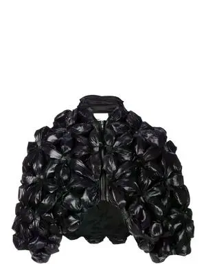Noir Kei Ninomiya 3d Flower Bolero - Black
