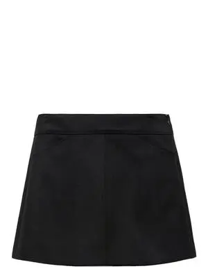 Dorothee Schumacher Virgin Wool Mini Skirt - Black