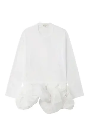 Comme Des Garçons Panelled Long-sleeve T-shirt - White