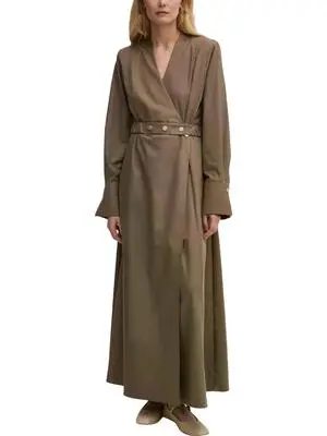 GESTUZ Cacia Maxi Dress - Brown