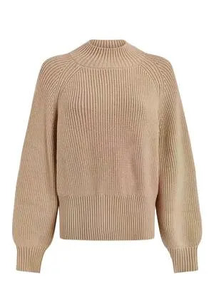 Varley High-neck Ribbed Jumper - Neutrals