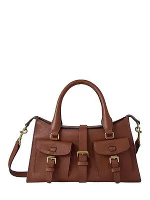Mulberry Small Roxanne Leather Top-handle Bag - Oak