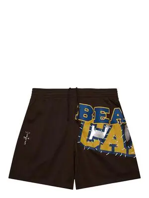 CACTUS JACK BY TRAVIS SCOTT X Mitchell & Ness University Of California, Berkeley Shorts - Brown