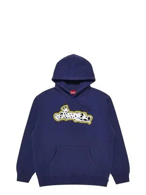Supreme Handstyle Hooded Sweatshirt - Blue