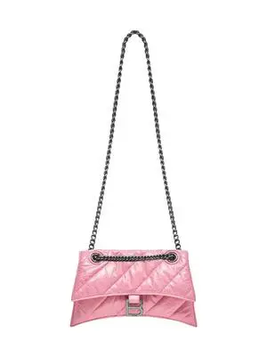 Balenciaga Small Crush Chain Bag - Pink
