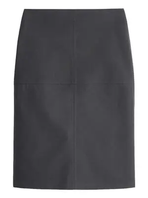 Cos Cotton Pencil Skirt - Black