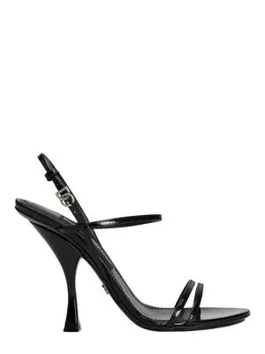 Dolce & Gabbana 105mm Ankle-strap Leather Sandals - Black