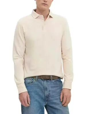 HACKETT Long-sleeve Polo Shirt - Neutrals