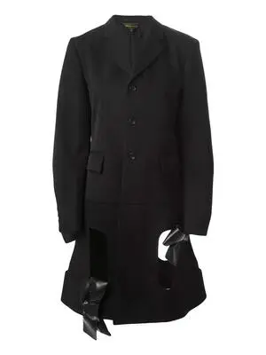 COMME DES GARÇONS Cut-Out Bow Detailing Coat