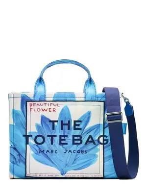 Marc Jacobs X David Shrigley Medium Canvas Tote - Blue
