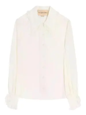 Valentino Garavani Crepe De Chine Shirt - White