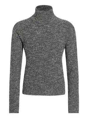 Dolce & Gabbana Ribbed Turtleneck Sweater - Grey