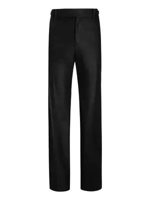 Dolce & Gabbana Belted Pleated Trousers - Black