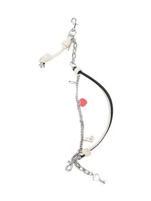 Marc Jacobs Leather Knotted Bag Charm - Black