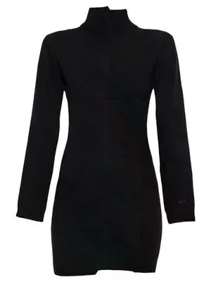 Vetements Asymmetric Mini Dress - Black