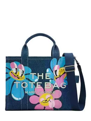 Marc Jacobs X Hattie Stewart Medium Floral-print Denim Tote Bag - Blue