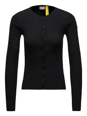 MONCLER X EDWARD ENNINFUL X Ee72 Edward Enninful Wool Cardigan - Black