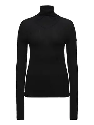 MONCLER X EDWARD ENNINFUL X Ee72 Edward Enninful Wool Turtleneck Sweater - Black