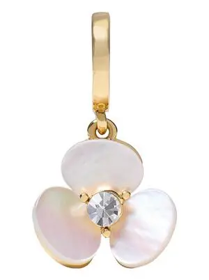 Kate Spade New York Mother Of Pearl Pansy Charm - Gold