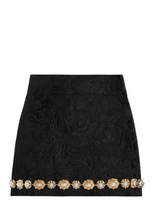 Dolce & Gabbana Brocade Miniskirt - Black