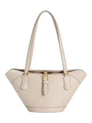 Dolce & Gabbana Capri Coffa Bag In Calfskin - Beige