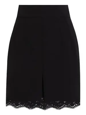 DOLCE & GABBANA Double Crêpe Wool Skirt