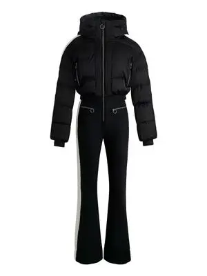 Fusalp Quilted Panelled Ski Suit - Black