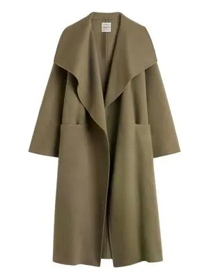 TOTEME Wide-lapel Pocket Coat - Brown
