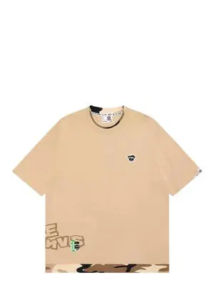 AAPE BY *A BATHING APE® Camouflage-panel T-shirt - Neutrals