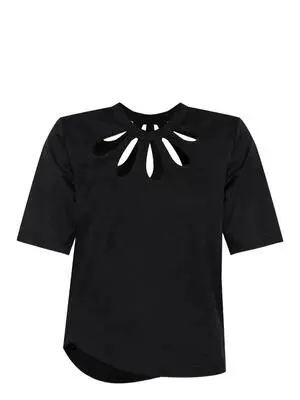 Noir Kei Ninomiya Cut-out T-shirt - Black