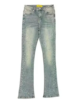 GUAPI Pearl-embellished Jeans - Blue