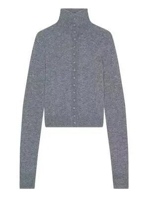 Remain Birger Christensen High-neck Cardigan - Grey